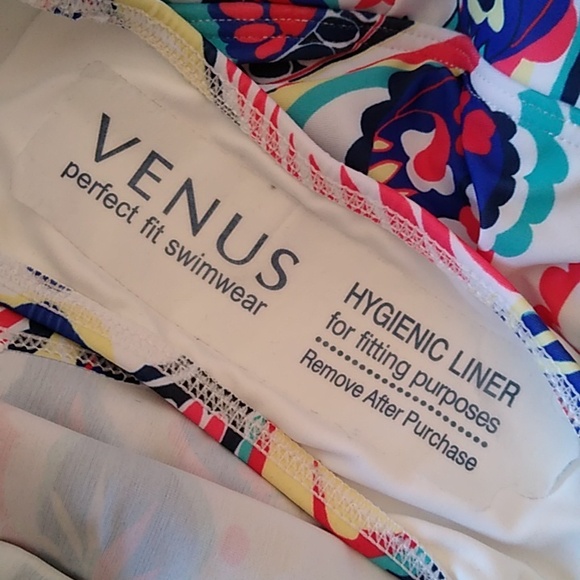 VENUS | Swim | Venus One Piece Swim Dress Tropical Floral Paisley Plus ...